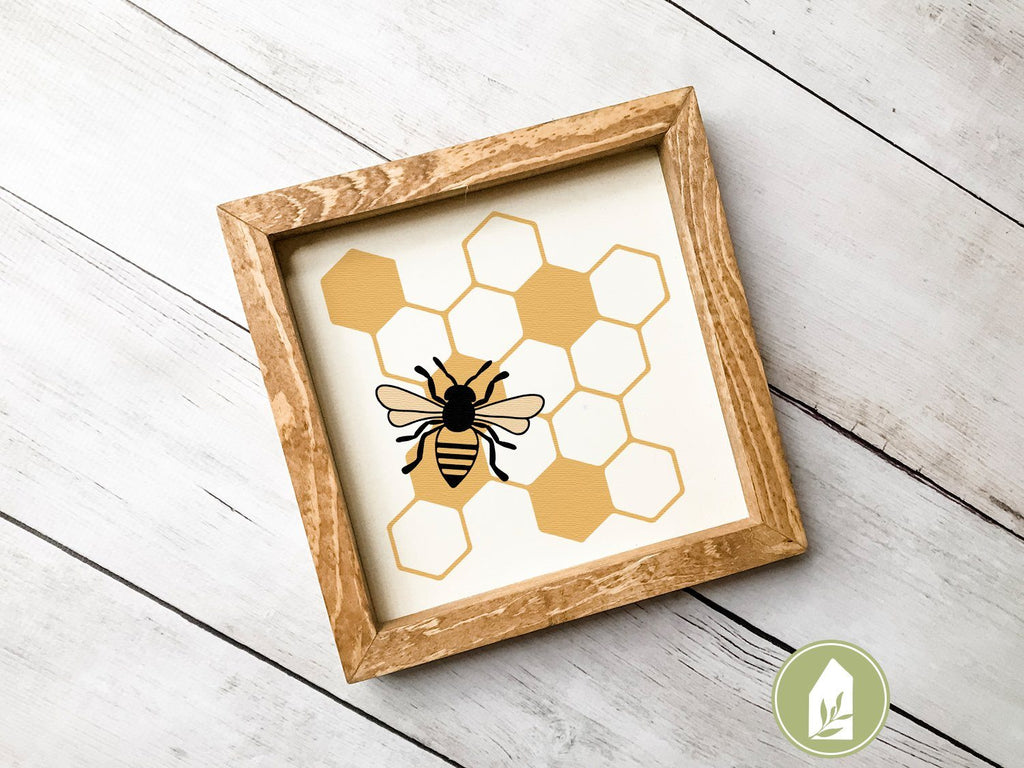 Honeycomb SVG | Spring Bee SVG | Honeybee SVG Files - So Fontsy