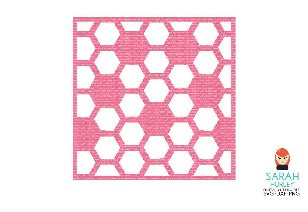 Honeycomb Template - So Fontsy