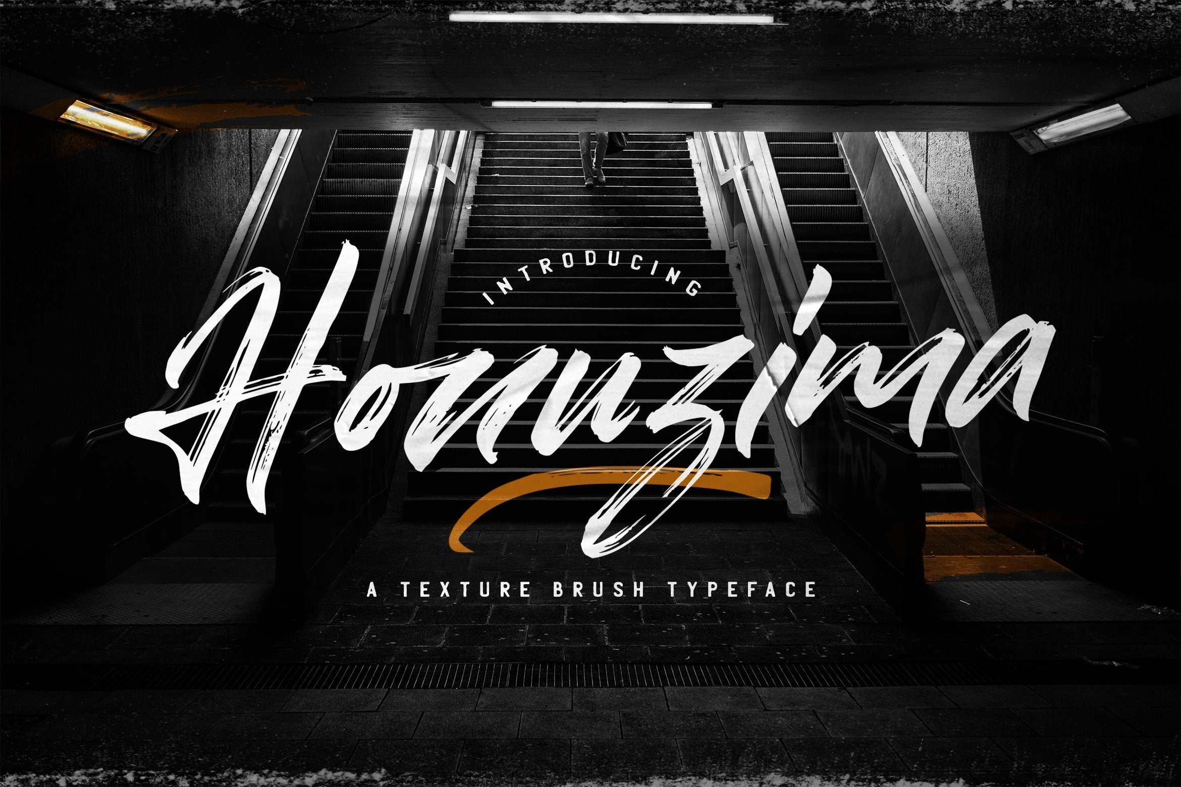 Honuzima - Handbrush Script Font - So Fontsy