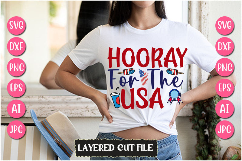 Hooray for the Usa SVG Cut File - So Fontsy