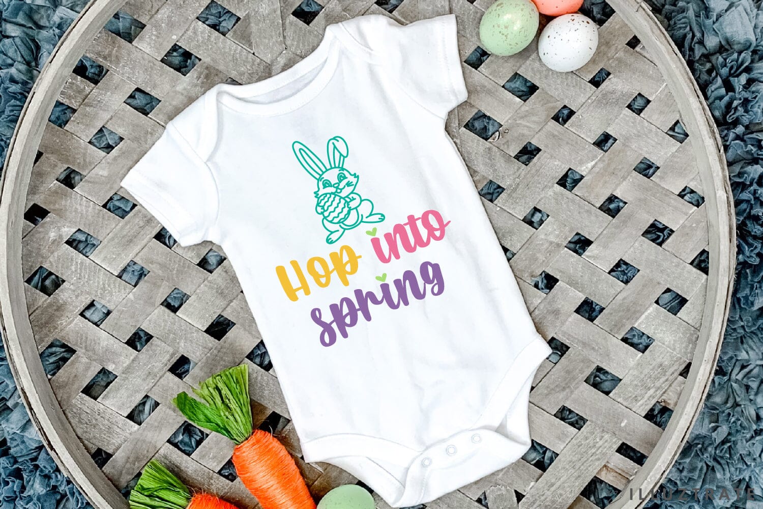 Hop into spring SVG Cut File | Easter - So Fontsy