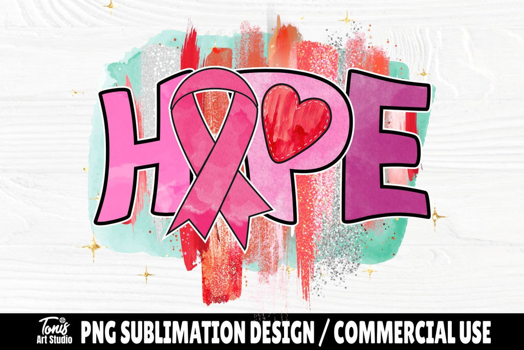 Hope PNG, Breast Cancer Awareness, Sublimation Design, Cancer Shirt ...