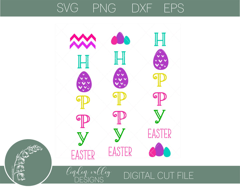 Hoppy Easter Mini Bundle Porch Signs Vol 2 SVG|Easter Mini Bundle - So ...