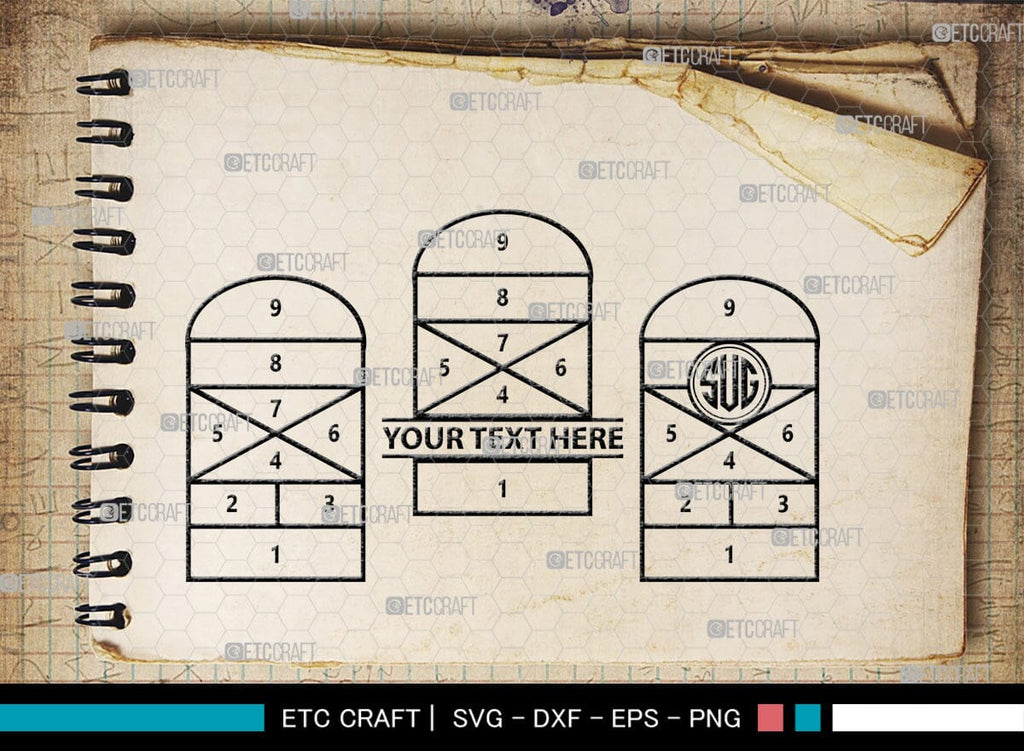 Hopscotch Monogram, Hopscotch Silhouette, Hopscotch SVG, Game Hopscotch ...