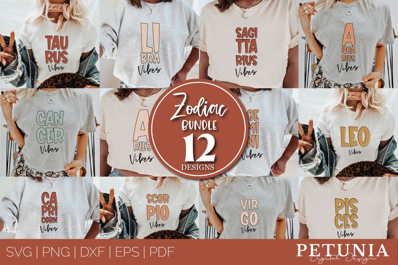 Horoscope SVG Bundle | Astrology SVG - So Fontsy