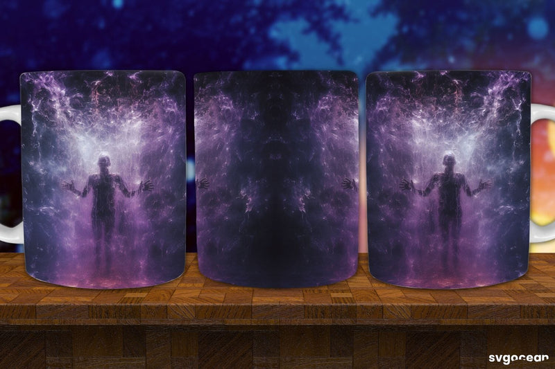 Horror Halloween Mug Wrap Bundle | 11 Oz | Sublimation - So Fontsy