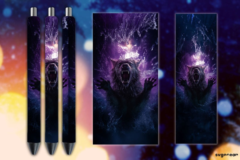 Horror Halloween Pen Wrap Bundle | Sublimation - So Fontsy