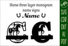 Horse Capital Monogram Letter C SVG File - So Fontsy