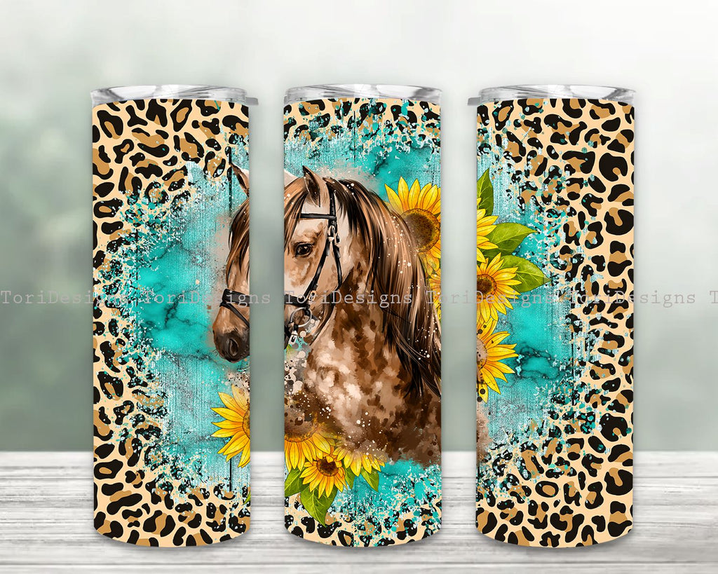 Horse Cheetah Print Sublimation Designs - So Fontsy