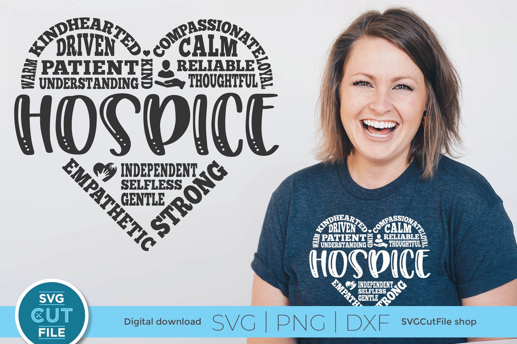 Hospice svg - a hospice worker svg for the team or crew - So Fontsy