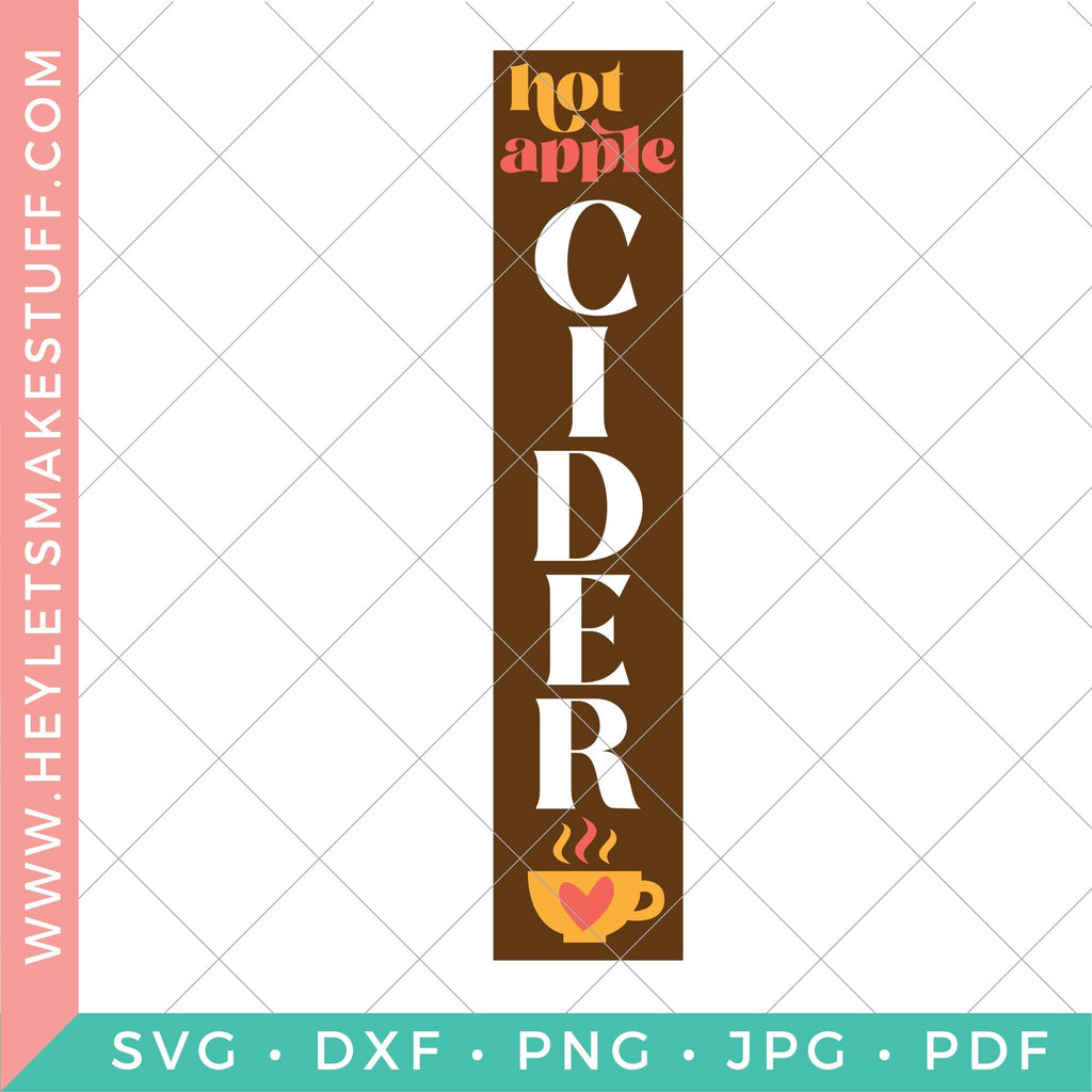 Hot Apple Cider Fall Porch SVG - So Fontsy