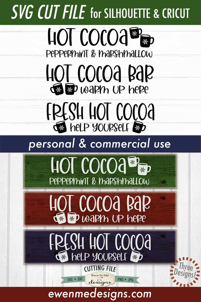 Hot Cocoa Bar Mini Bundle SVG - So Fontsy