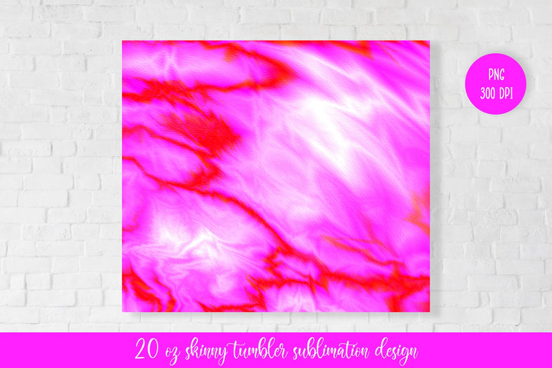 Hot Pink Tumbler Sublimation Wrap. Neon Tumbler Design - So Fontsy