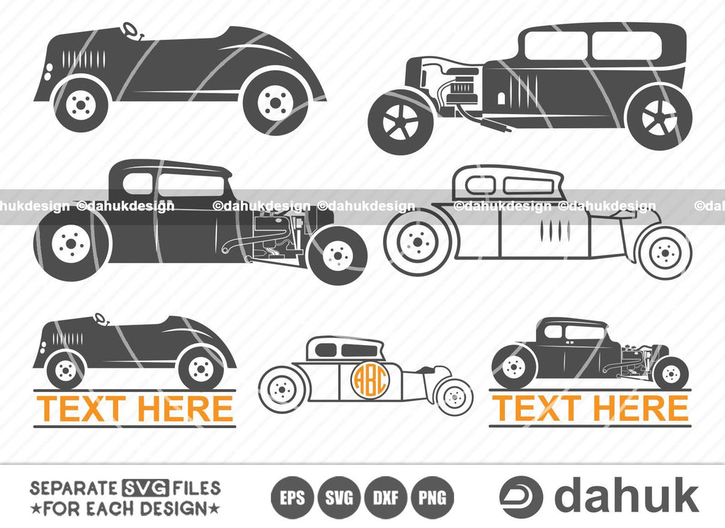 Hot Rod Svg, Hot Rod Vector, Hot Rod Split SVG, Hot Rod Logo SVG, Hot ...
