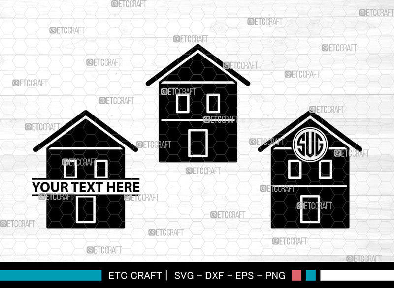 House Icons Monogram, House Svg, House roof Svg, Houses, Homes, House ...