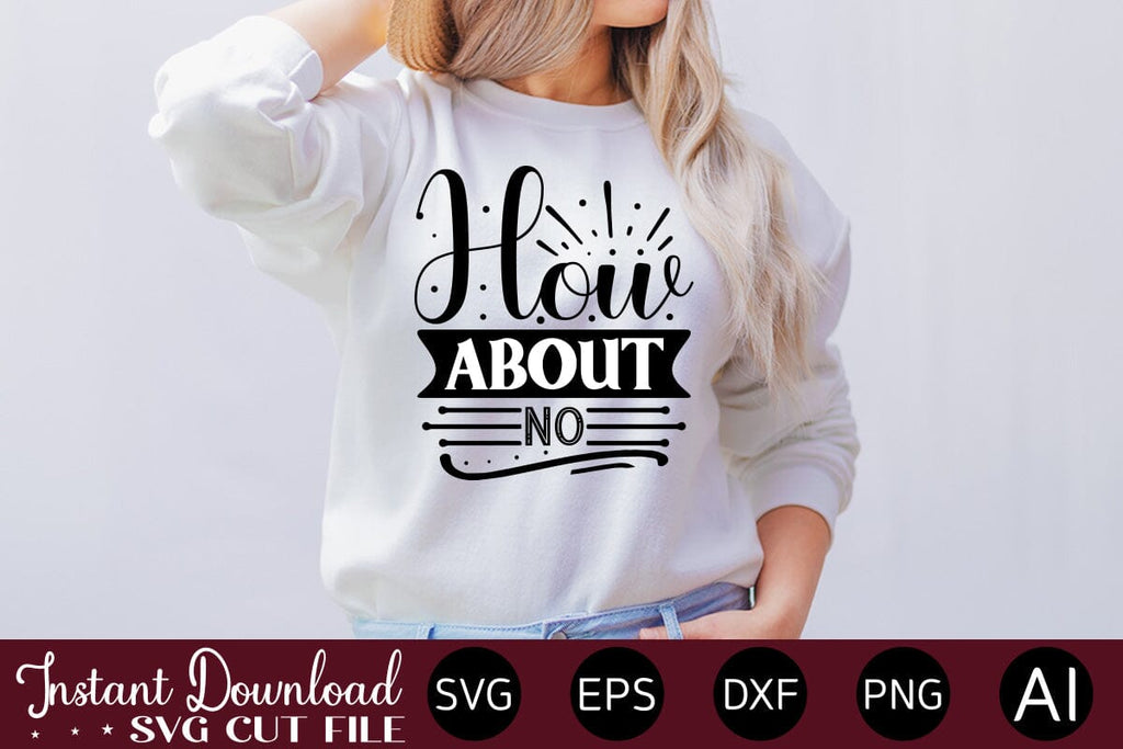 How About No svg - So Fontsy