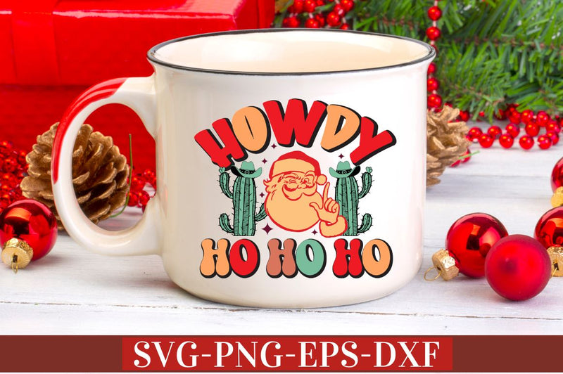 Howdy ho ho ho SVG - So Fontsy