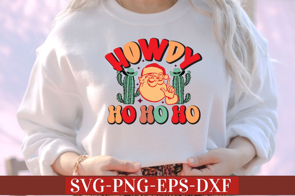 Howdy ho ho ho SVG - So Fontsy
