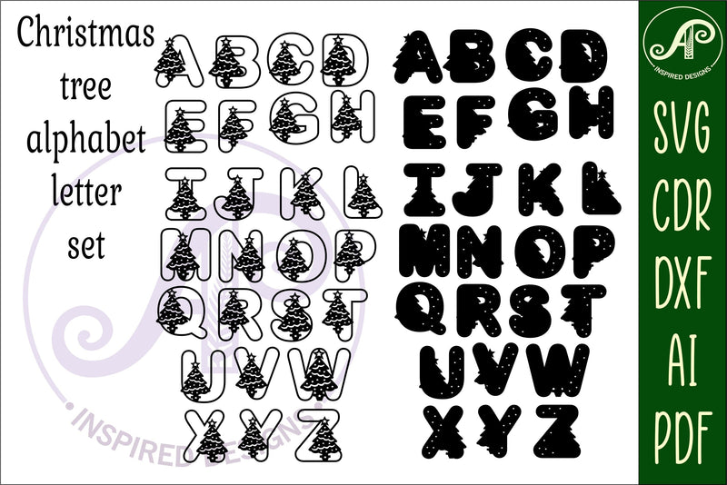 Huge Christmas alphabet set bundle . 143 letters - So Fontsy
