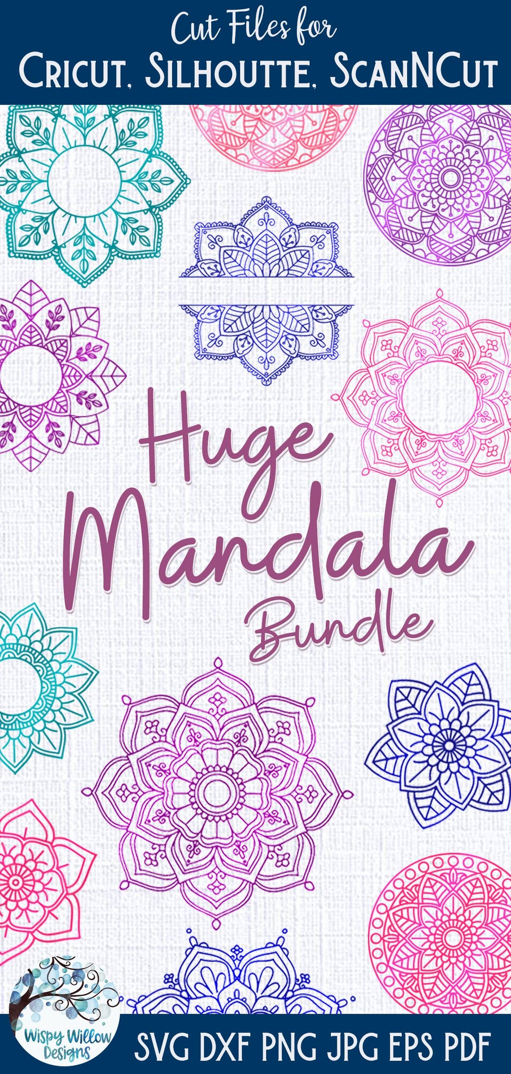 Huge Mandala Bundle | 36 Designs - So Fontsy