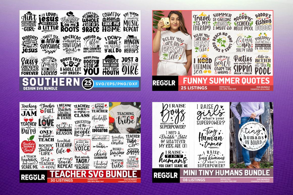 Huge Quotes SVG Bundle, Huge Collection of SVG files VOL-7 - So Fontsy