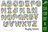 HUGE sport ball name letters set. 182 x 2 layer letters. - So Fontsy