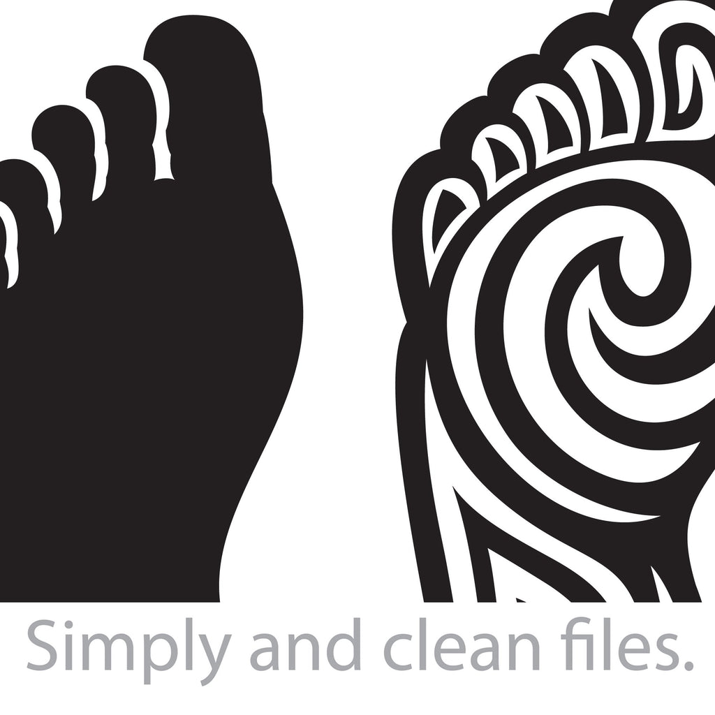Human Foot Outline Clip Art