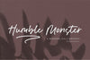 Humble Monster Modern Calligraphy Font - So Fontsy