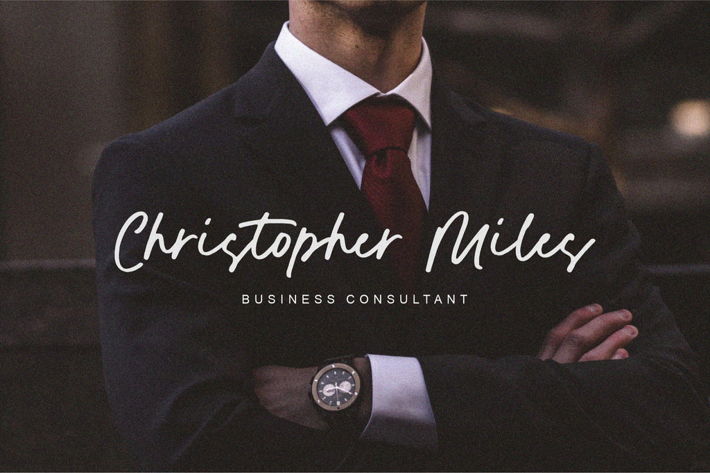 Humble Monster Modern Calligraphy Font - So Fontsy