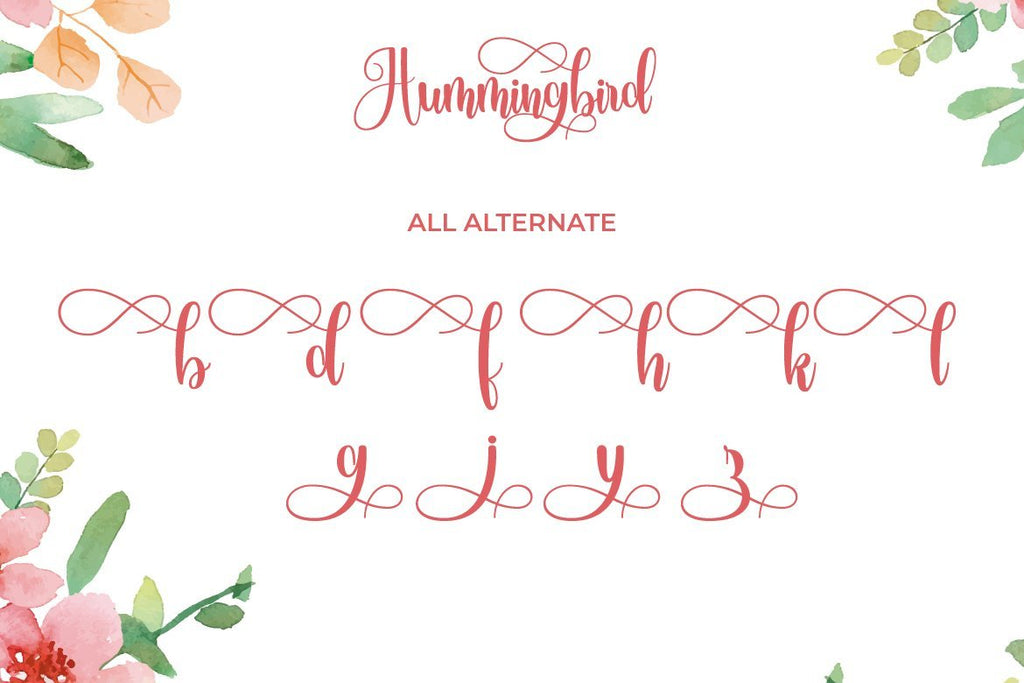 Hummingbird - So Fontsy