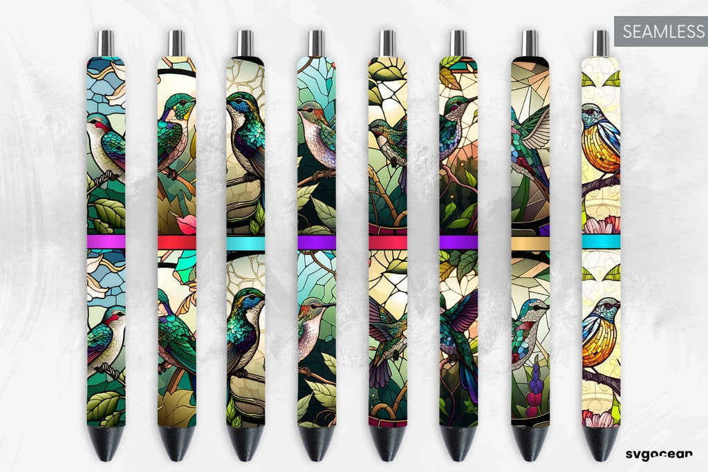 Hummingbird Pen Wraps | Sublimation - So Fontsy