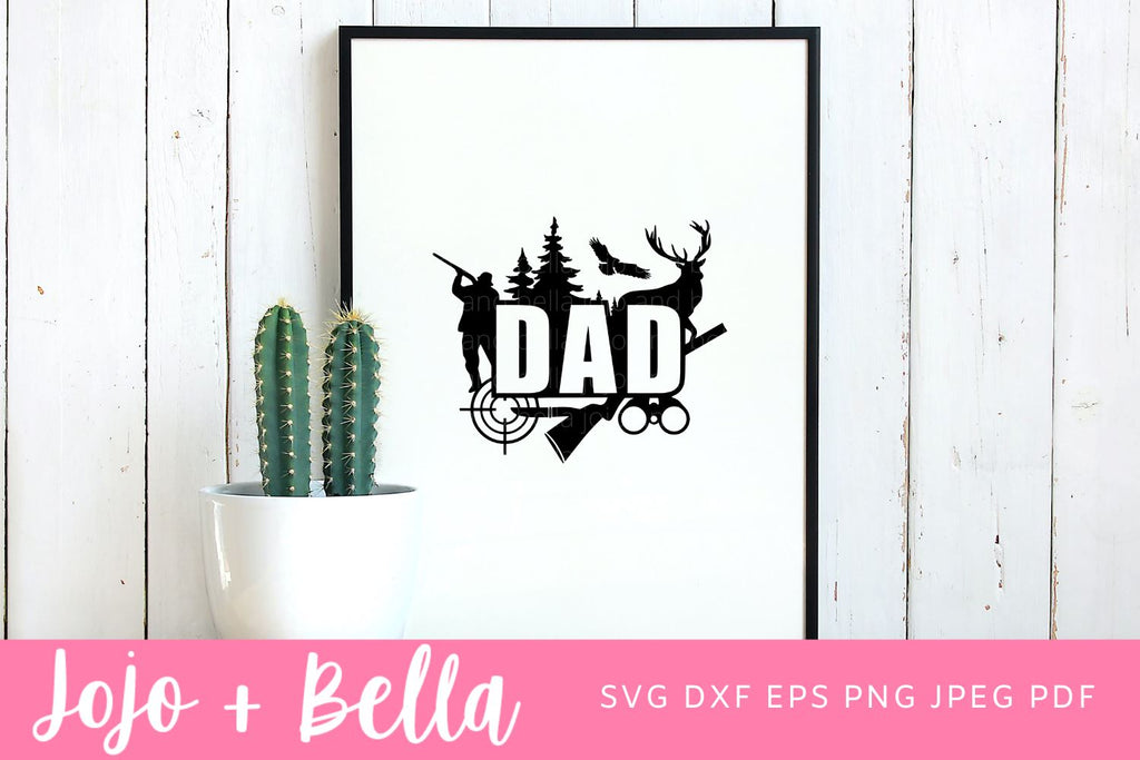 Hunting Dad Svg, Dad svg, Fathers Day Svg, Dad Hunting Svg, Hunting Svg ...