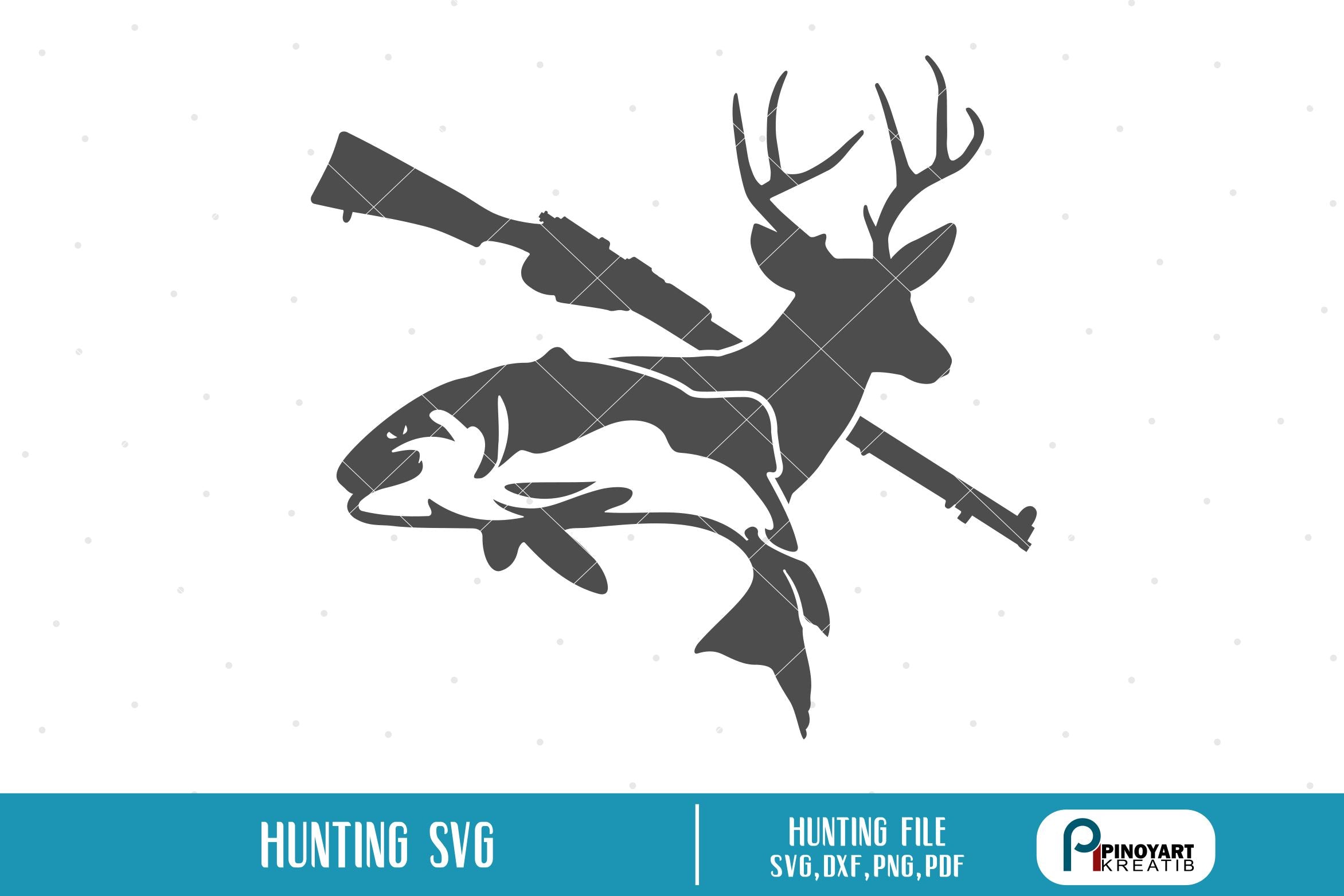 Hunting svg - So Fontsy