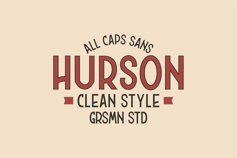 HURSON SANS - Clean Version - So Fontsy