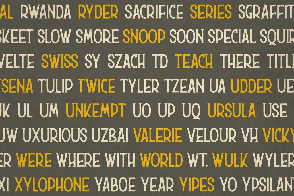 Hurson - Vintage Rough Typeface - So Fontsy