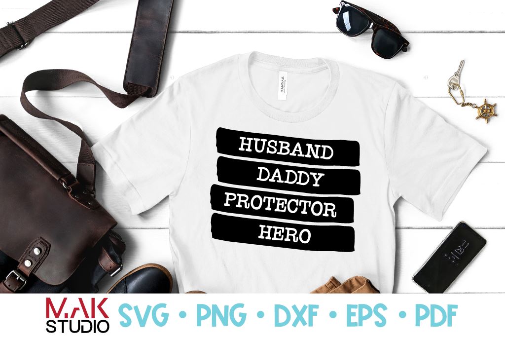 Husband daddy protector hero svg Father's day svg Happy father's day ...