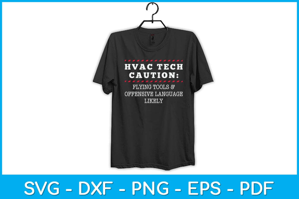 HVAC Technician Funny Svg Design - So Fontsy