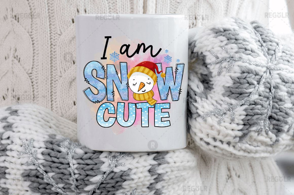 I am snow cute SVG - So Fontsy