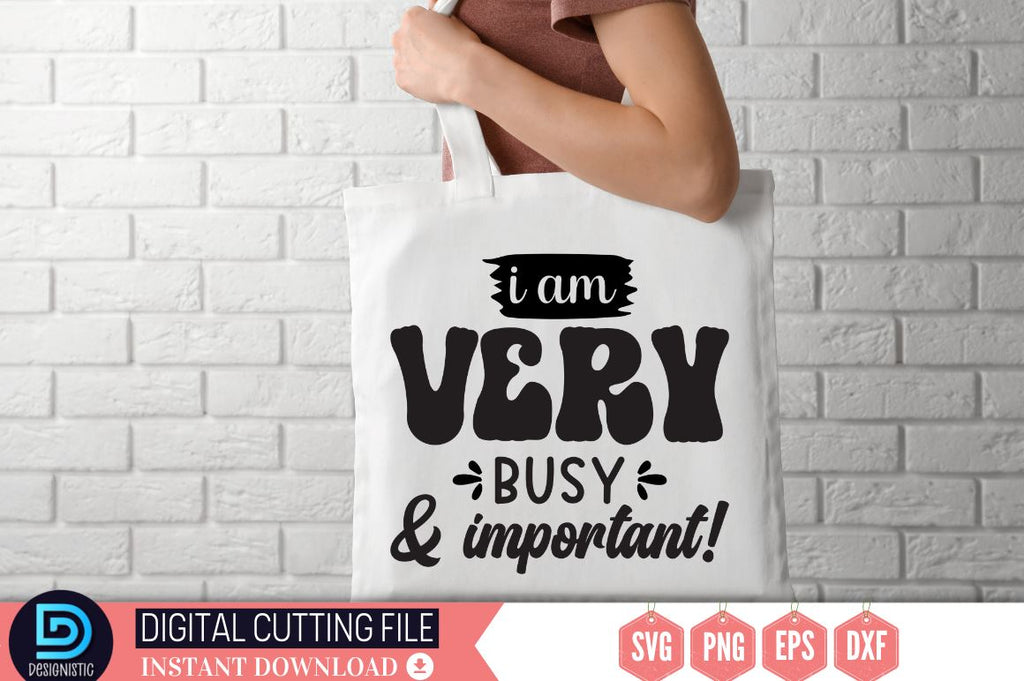 I am very busy & important SVG - So Fontsy