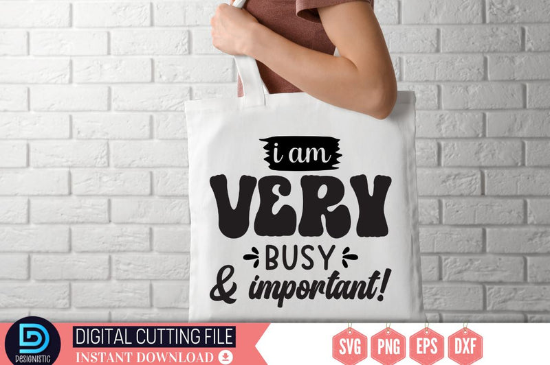 I am very busy & important SVG - So Fontsy