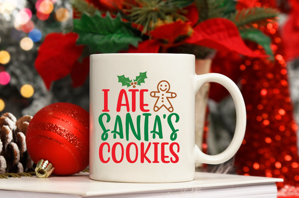 i ate santa's cookies SVG - So Fontsy