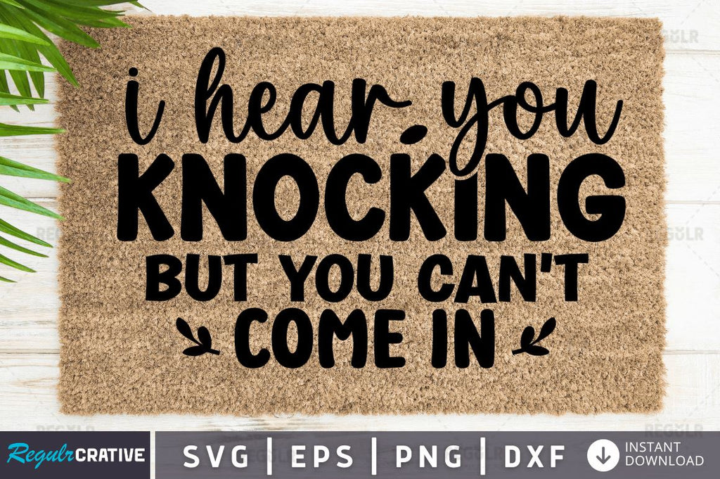 I have you knocking but you can't come in SVG - So Fontsy