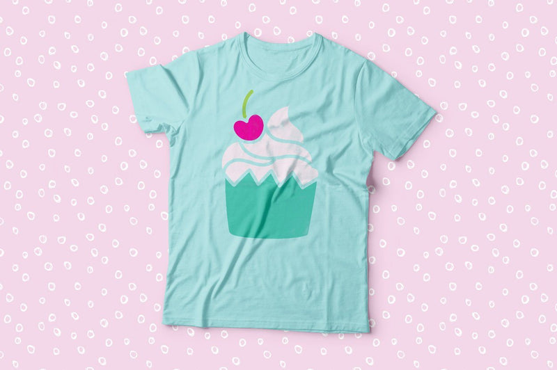 I Heart Cupcakes Dingbat Font - So Fontsy