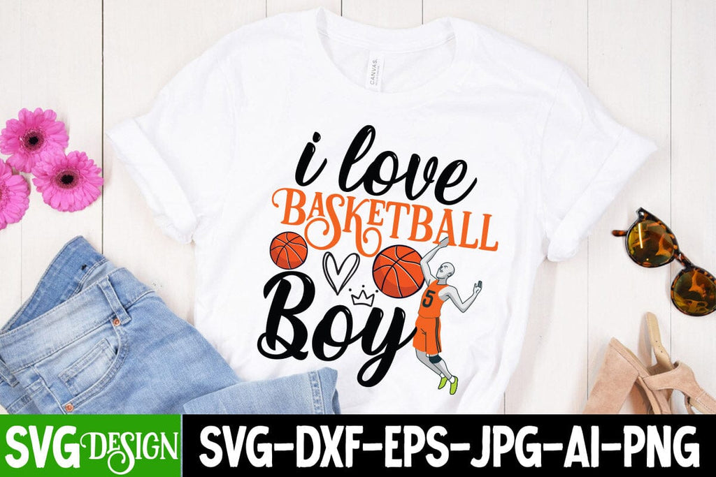 i love Basketball boy SVG Cut File, i love Basketball boy PNG - So Fontsy