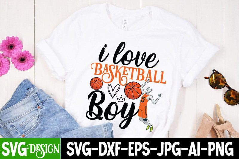 i love Basketball boy SVG Cut File, i love Basketball boy PNG - So Fontsy