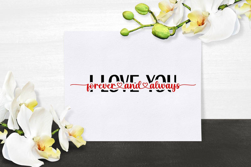 I love you forever and always - So Fontsy