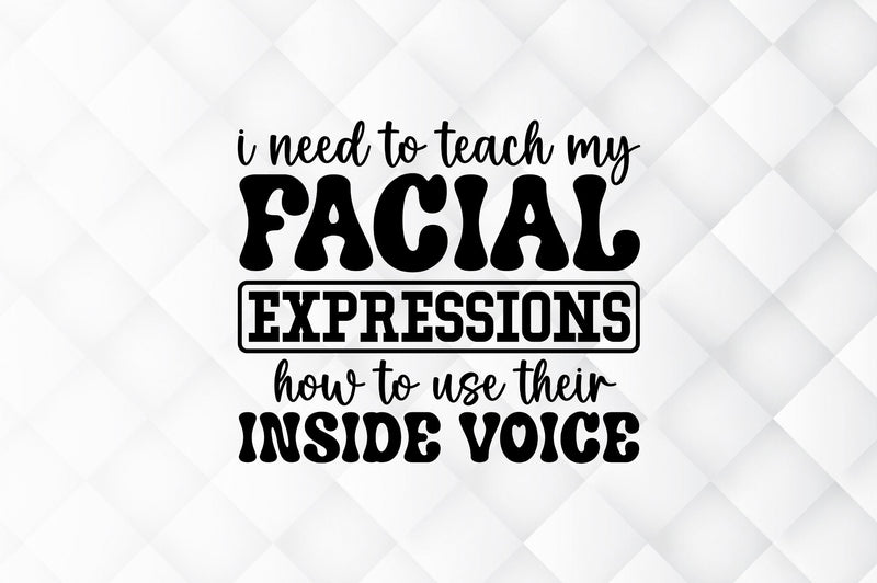 I need to teach my facial expressions SVG - So Fontsy
