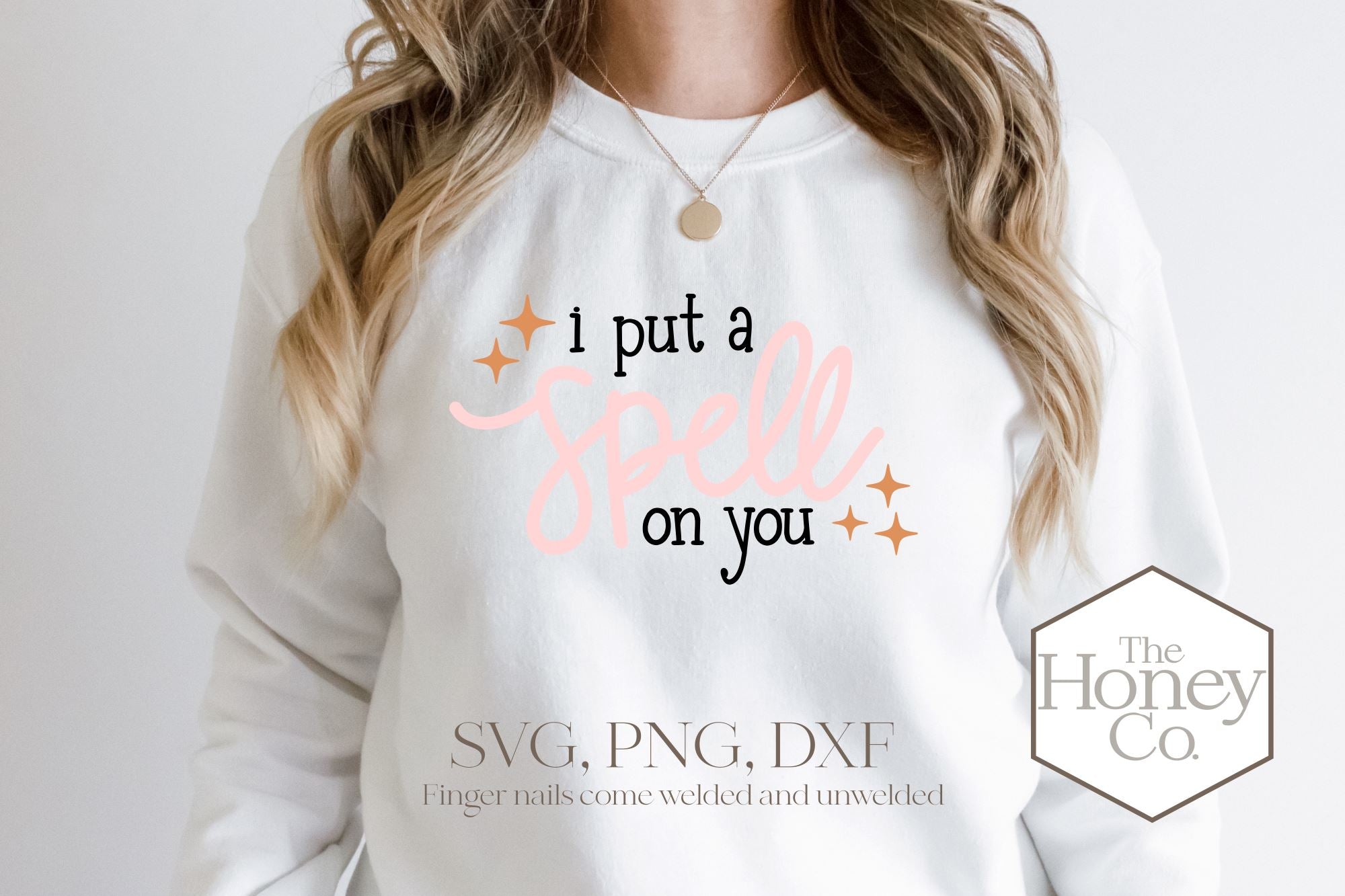I Put A Spell On You SVG PNG DXF Clipart Halloween Witch - So Fontsy