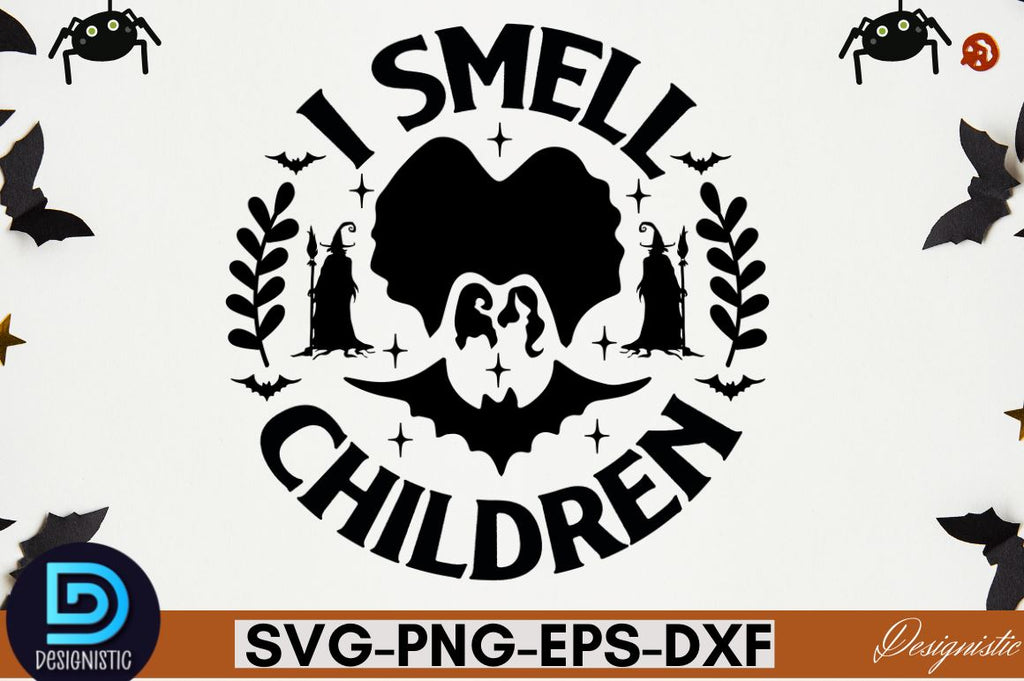 I smell children SVG - So Fontsy
