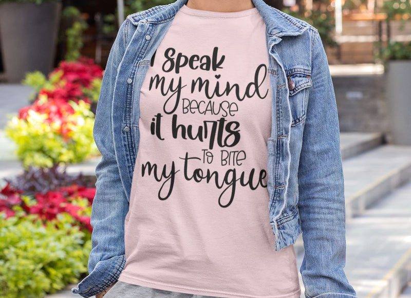 I Speak My Mind | Stencil SVG - So Fontsy